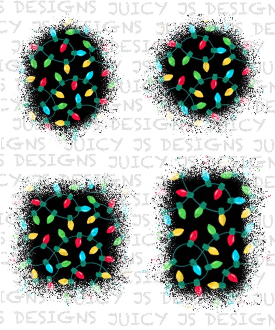 Lights Bleach SVG | Bleach Spots | Christmas | Sublimation Designs ...