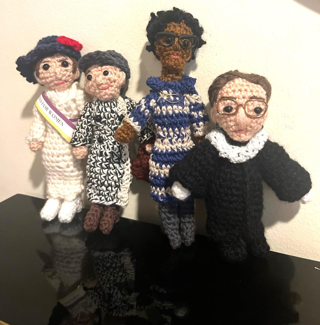 Alice Paul, Ruth Bader Ginsberg, Nellie Bly, Shirley Chisholm. Unique ...