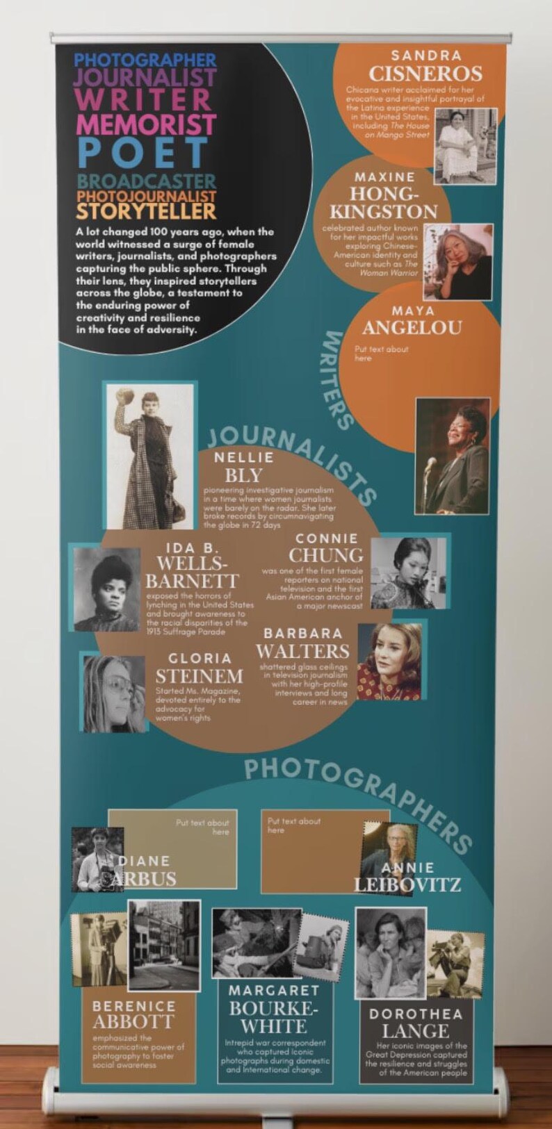 Alice Paul, Ruth Bader Ginsberg, Nellie Bly, Shirley Chisholm. Unique ...