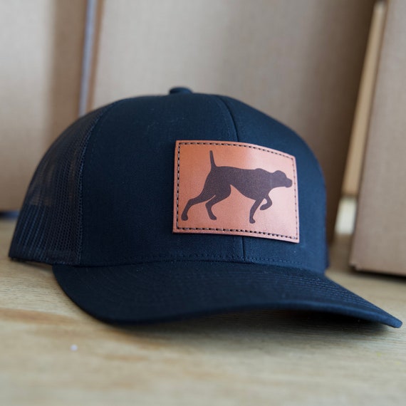 Bird Dog Leather Patch Hat Bird Hunting Hat Hunters Gift | Etsy