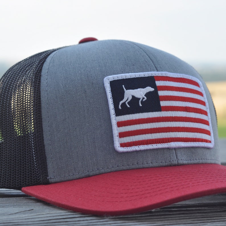 Red White & Bird Dogs Hat German Shorthair Pointer Hat - Etsy