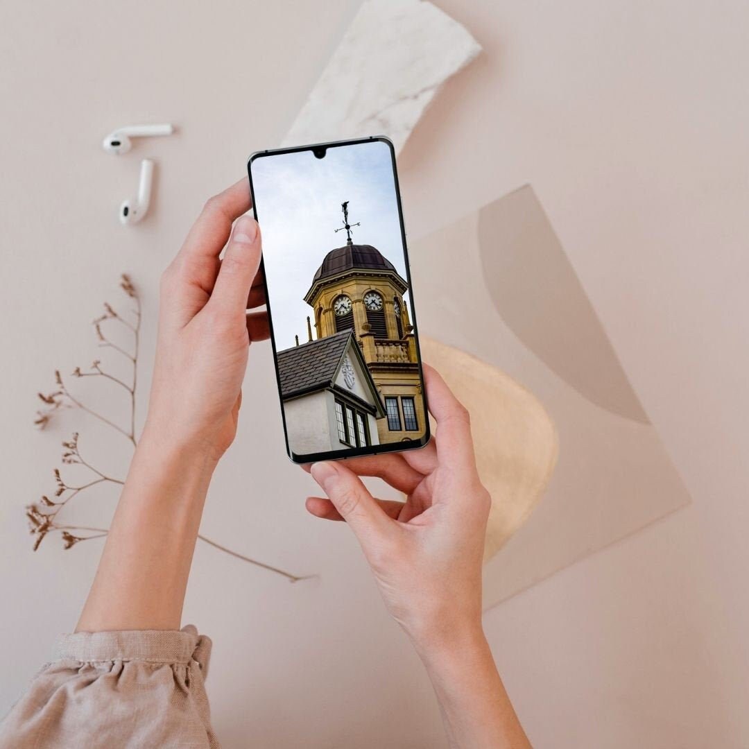 Old Building DIGITAL DOWNLOAD, Custom Background, Android Phone ...