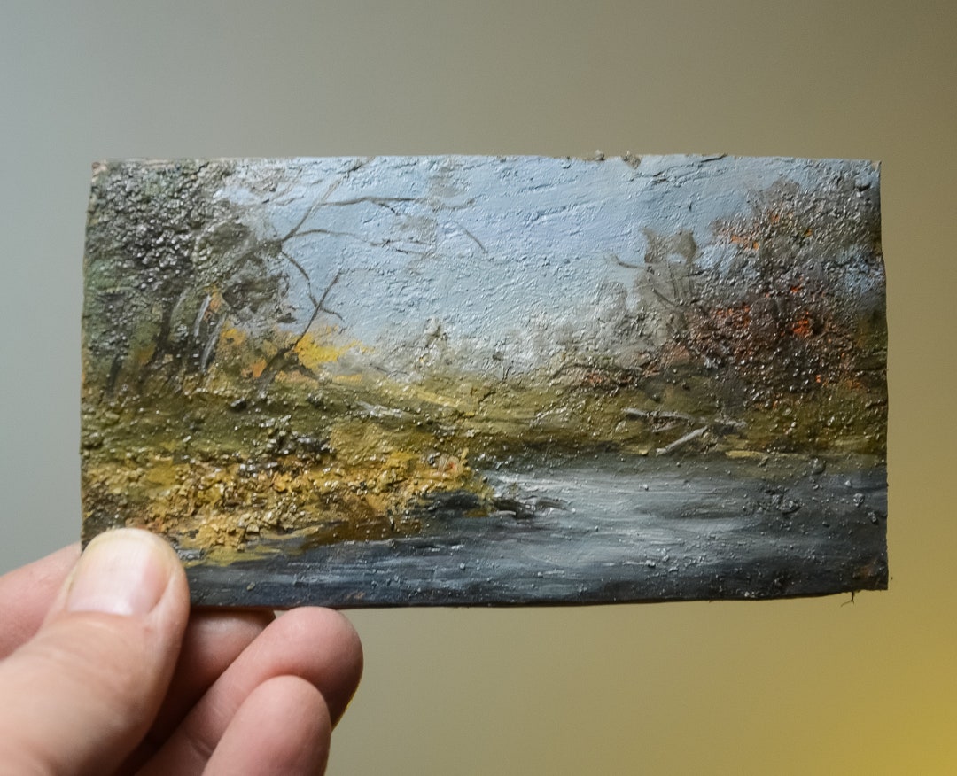 Small Oil Painting Original Miniature Oil Painting Mini - Etsy