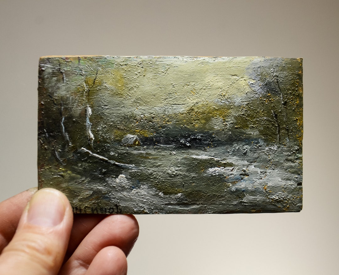 Small Oil Painting Original Miniature Oil Painting Mini - Etsy
