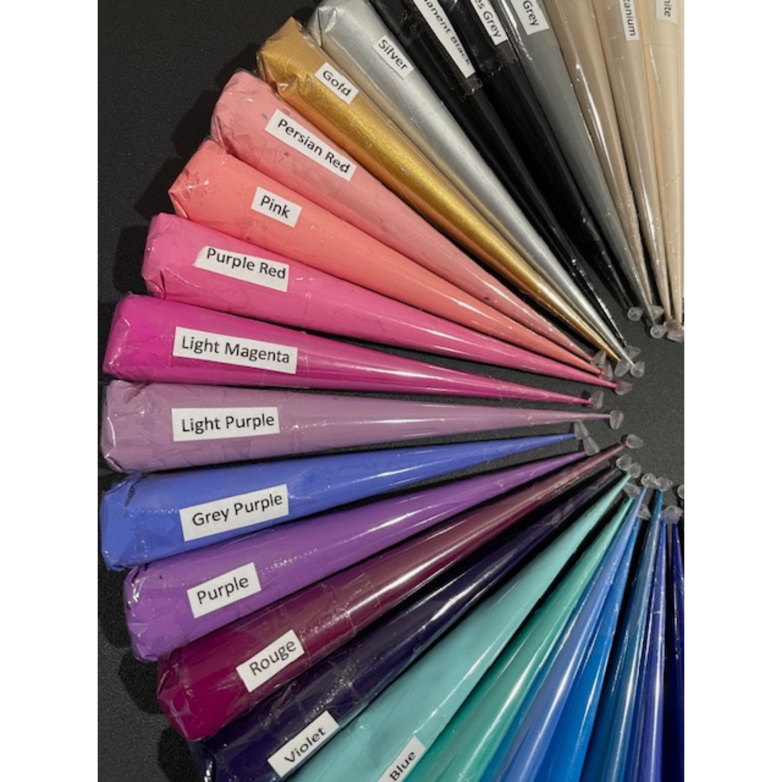 Acrylic Paint Cones | Henna Paint Cones | Dot Art | Mandala Art | Thick ...