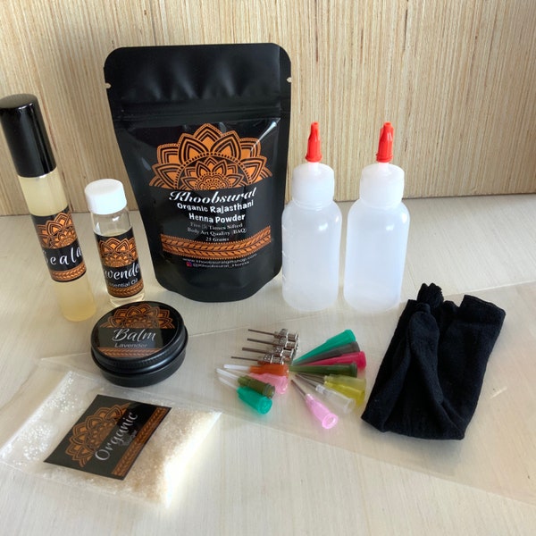 Henna Tattoo Kit - Etsy