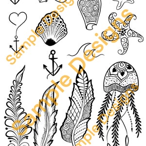 Henna Design Book With Over 100 Pages and Over 375 Designs PDF Digital ...