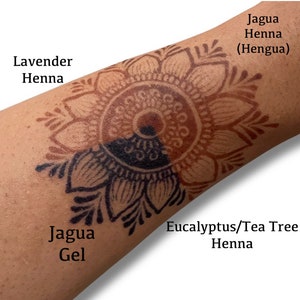 Hengua (jagua Henna) Kit | Hengua Bottles 30ml 16 Tips | Aftercare Balm ...