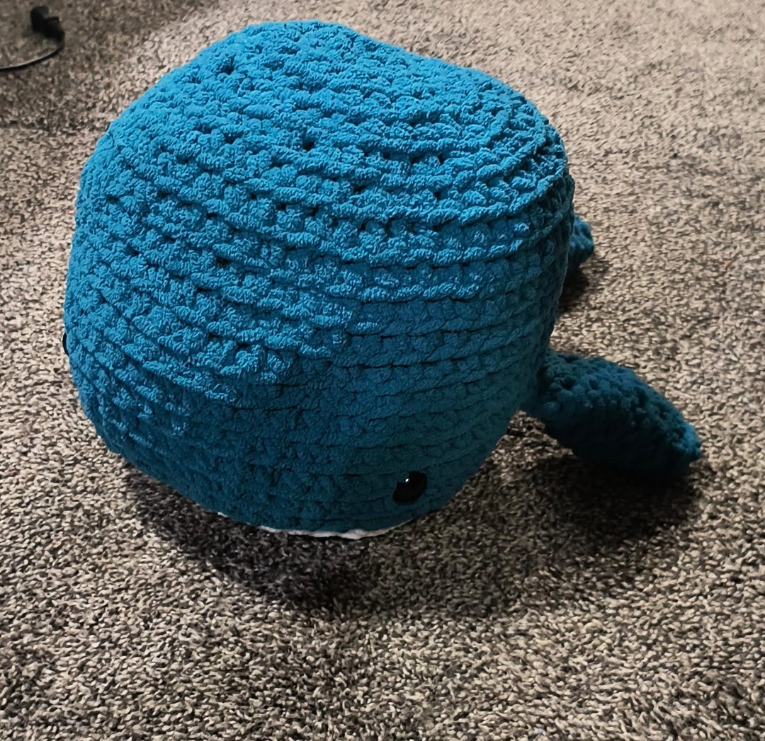 Chunky Yarn Crochet Whale - Etsy