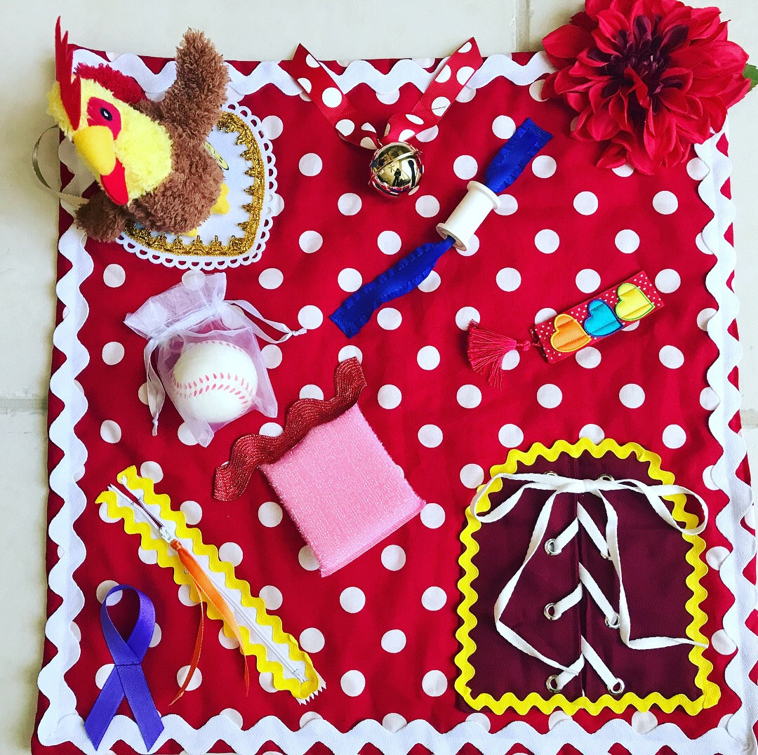 Red Rooster Fidget Pad - Etsy