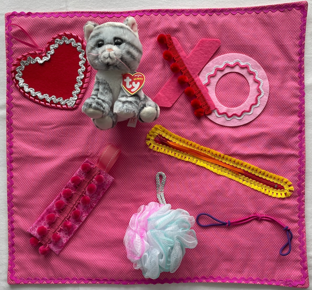 Pink Kitty Fidget Pad - Etsy