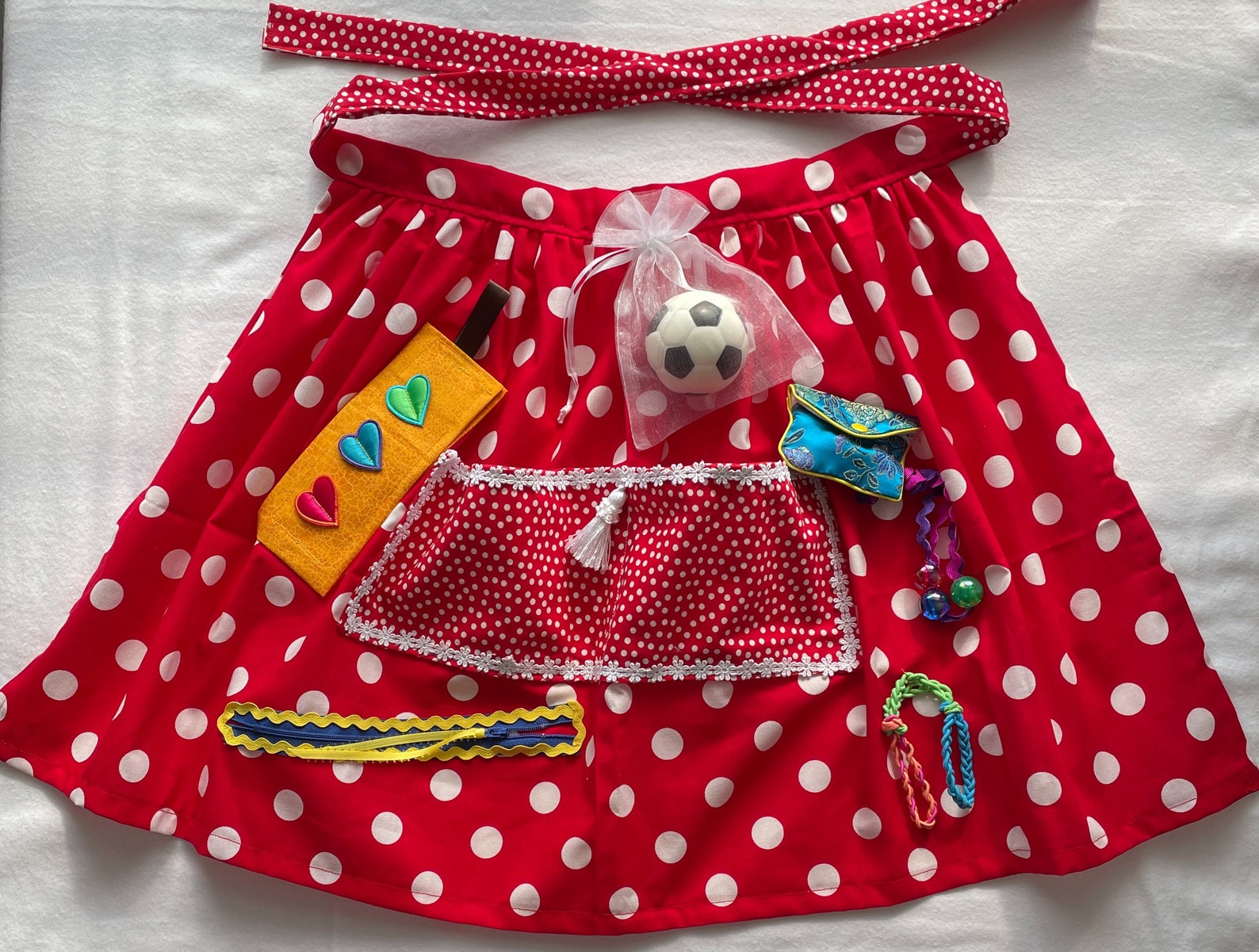 Lady Dots Fidget Apron - Etsy