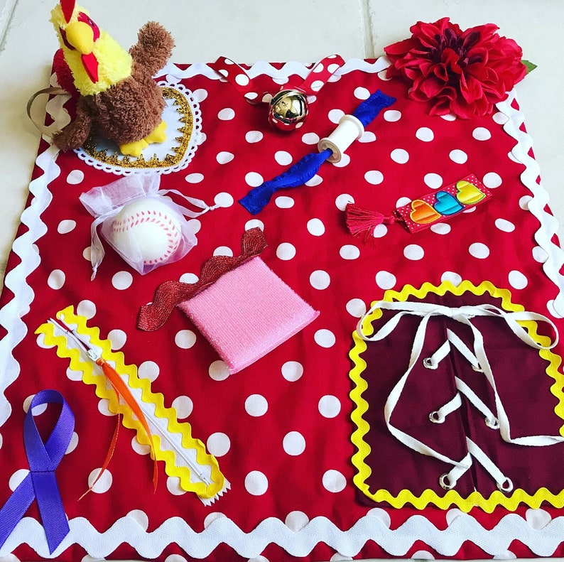 Red Rooster Fidget Pad - Etsy