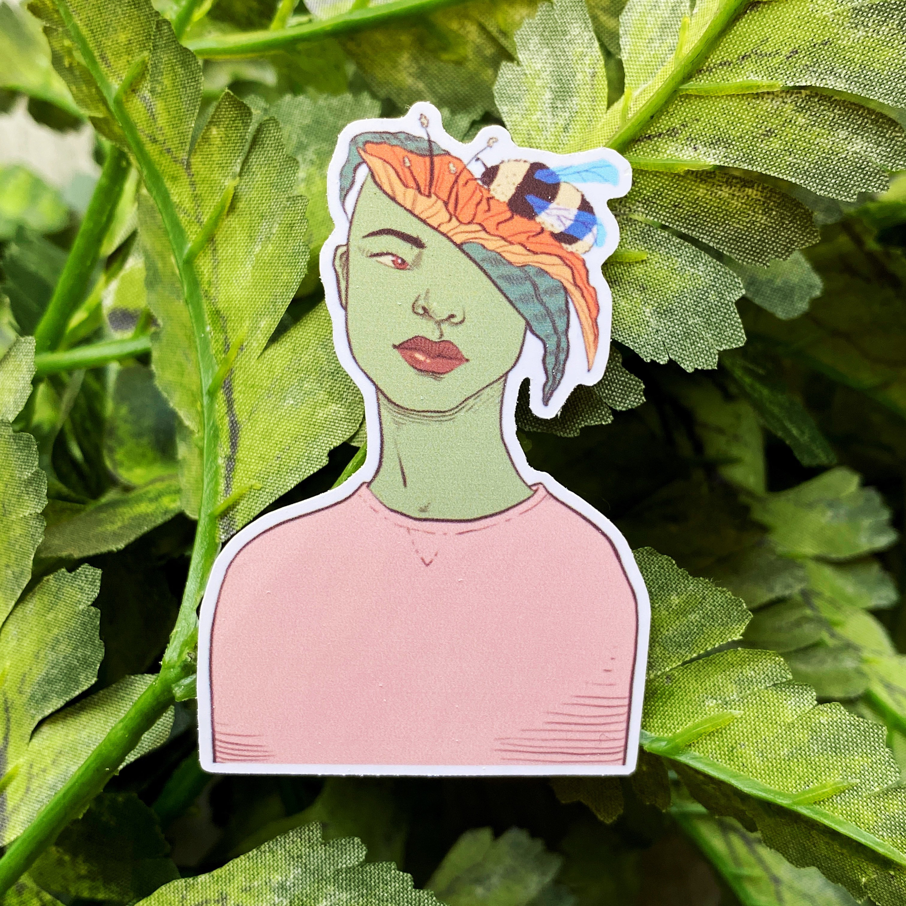 Pollinator Sticker Surreal Original Art Stickers for Journals, Planners ...