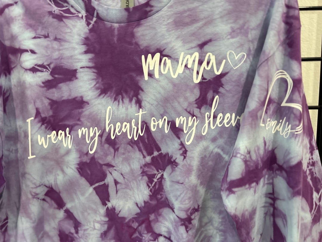 Mama Momma Mimi Gigi Ghee Nana Grammy Glam I Wear My Heart on My Sleeve ...