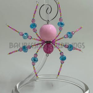 Cotton Candy Beaded Spider - Etsy