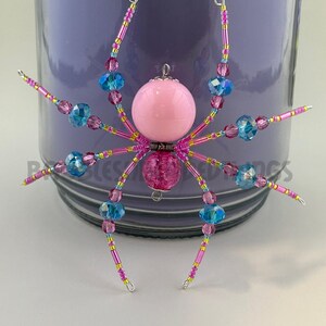 Cotton Candy Beaded Spider - Etsy