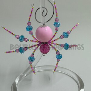 Cotton Candy Beaded Spider - Etsy