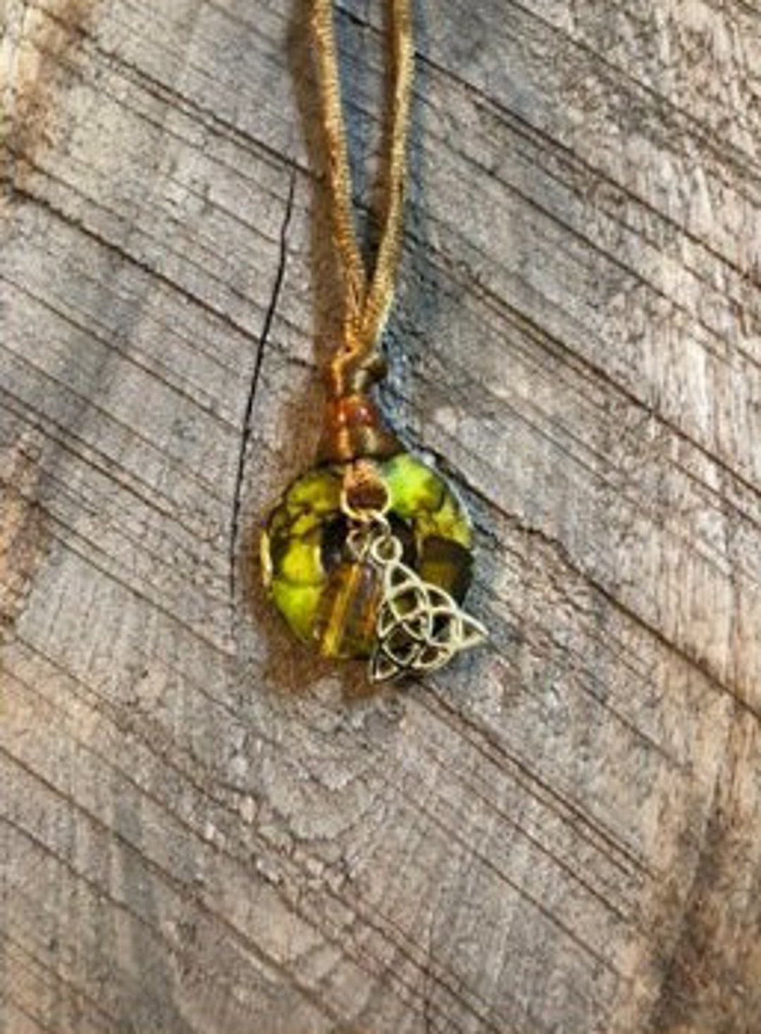 Celtic Knot Washer Necklace - Etsy