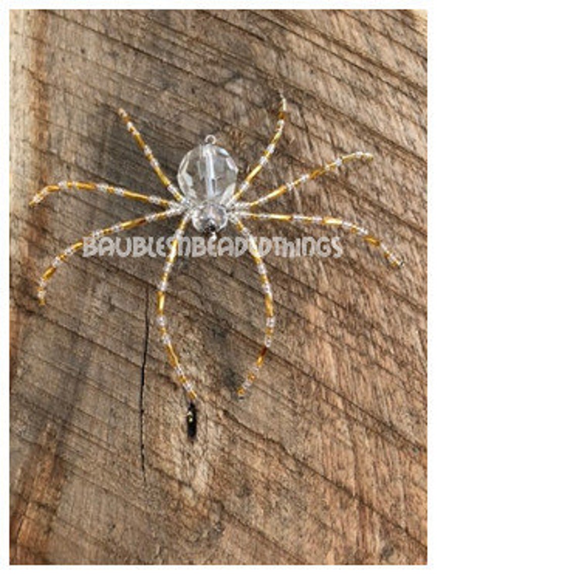 Crystal & Gold Christmas Spider - Etsy