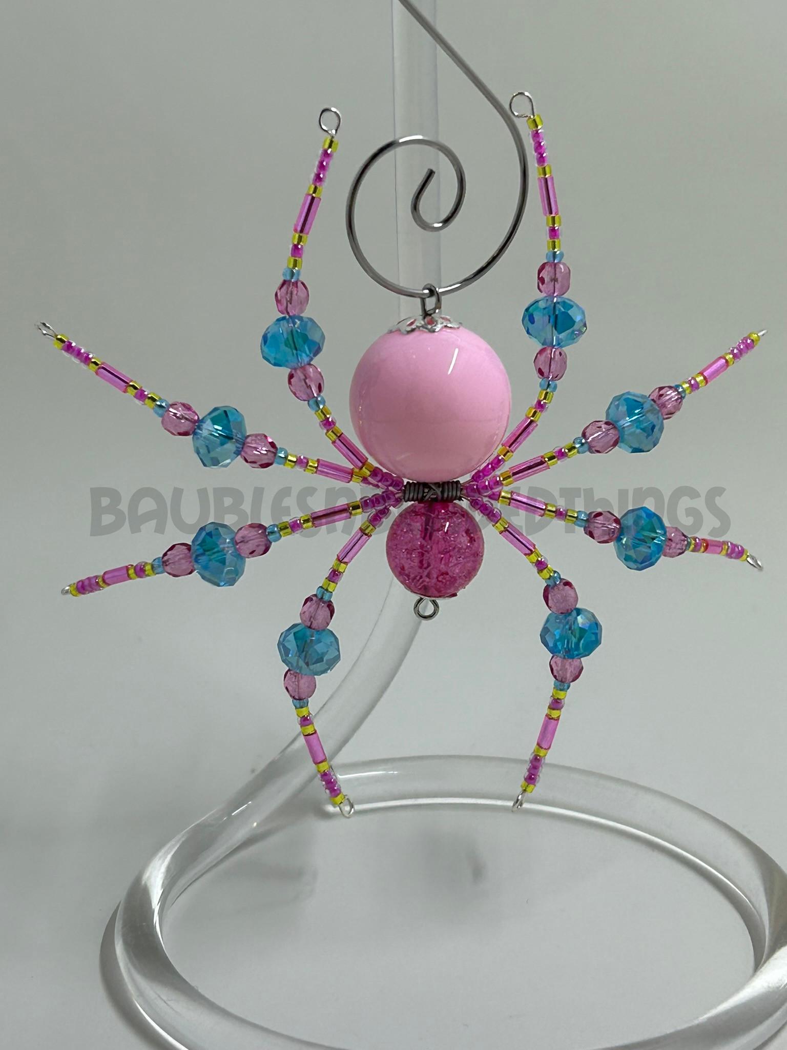 Cotton Candy Beaded Spider - Etsy