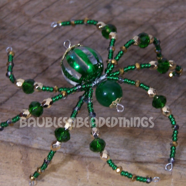 Beaded Christmas Spider - Etsy