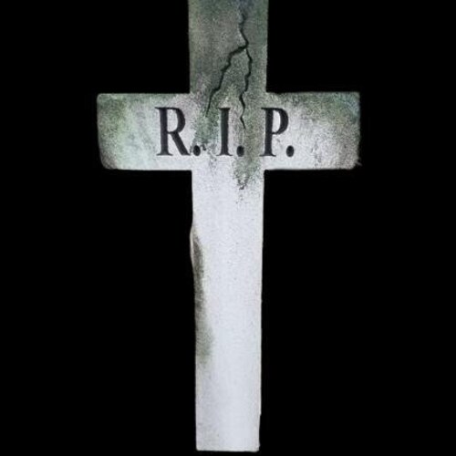 RIP Cross Prop Aged White Stone With Mold Hand Made Tombstone - Etsy