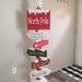6 Ft Tall Christmas North Pole Signpost With 4 Directional Signs ...
