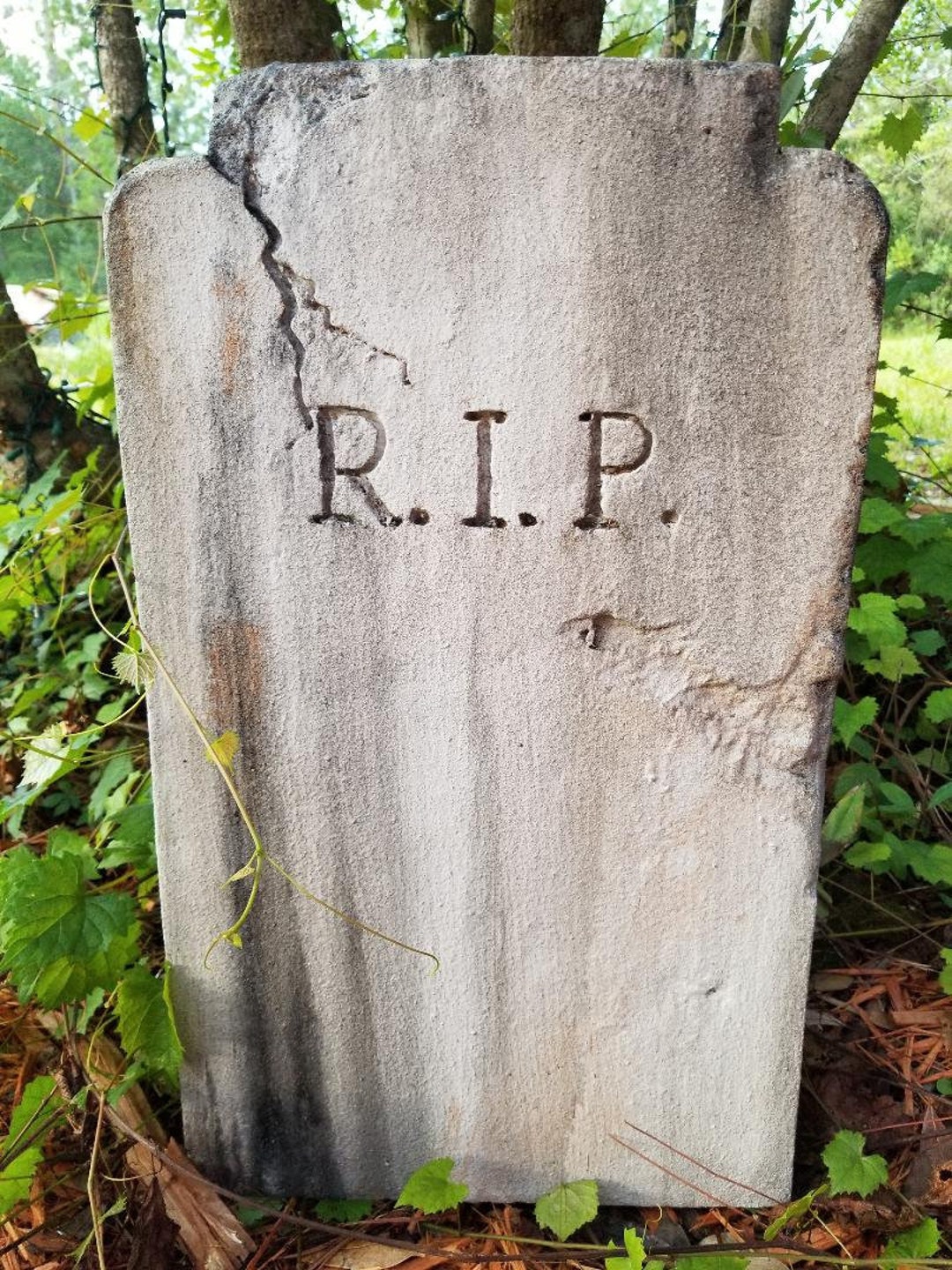 R.I.P. Tombstone PERSONALIZED Authentic Hand Made Tombstone - Etsy