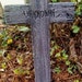 UNKNOWN Authentic Handmade Halloween Tombstone RIP Cross Prop - Etsy