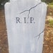 Personalized Handmade R.I.P. Tombstone: Engraved Halloween Prop ...