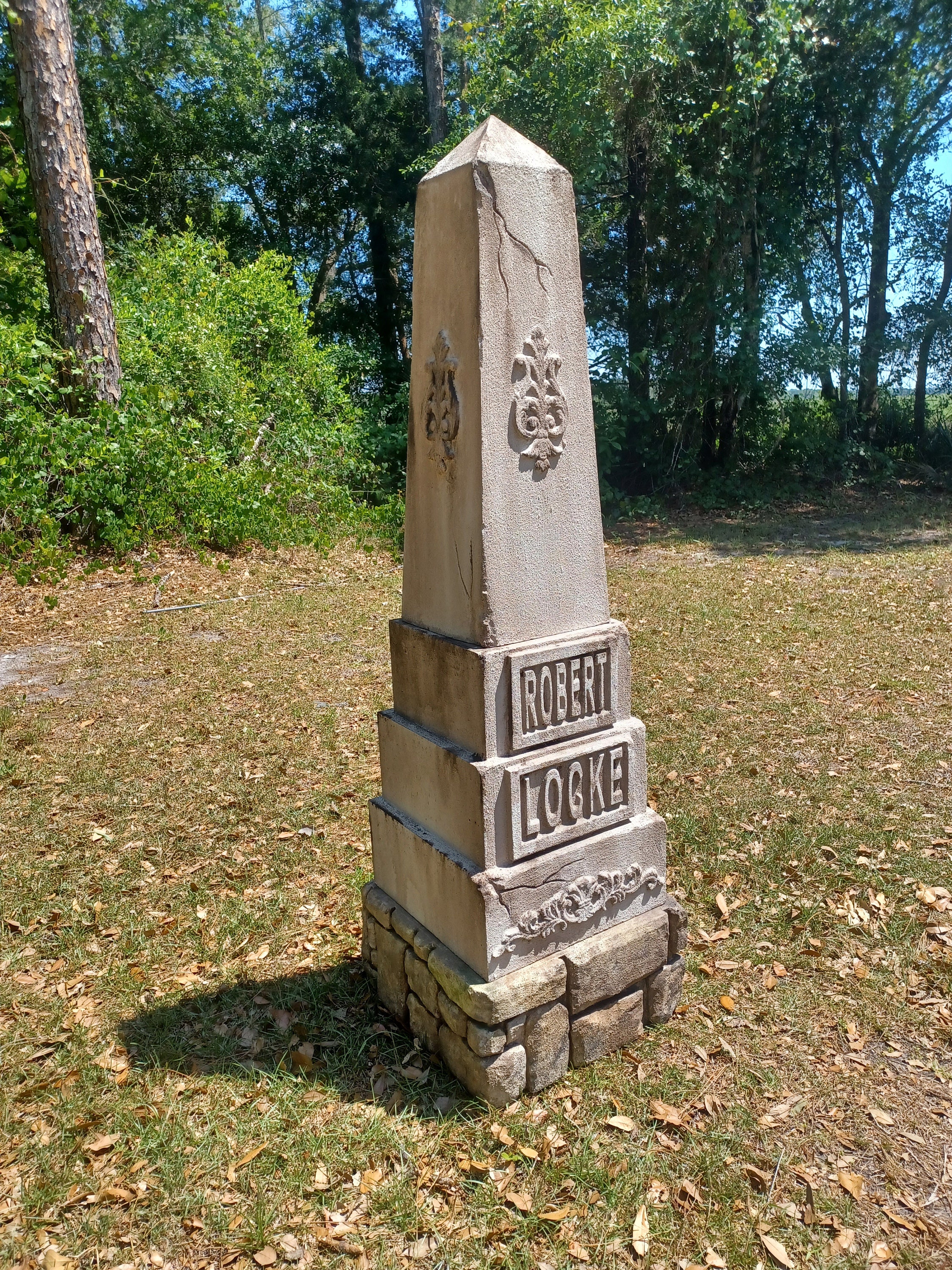 Personalized 6' Tall Obelisk Tombstone: Halloween Cemetery Prop - Etsy