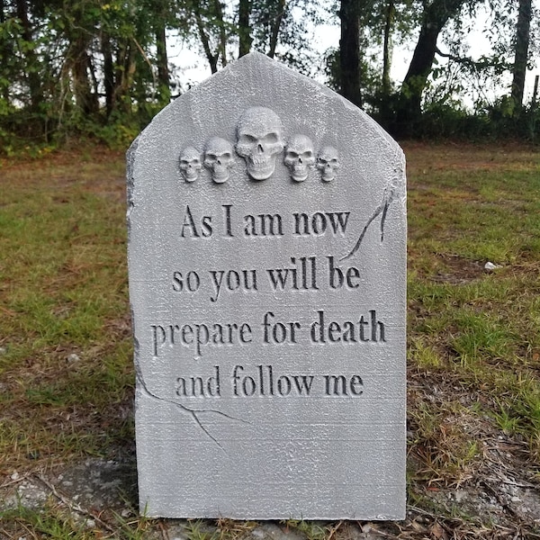 Halloween Gravestone - Etsy