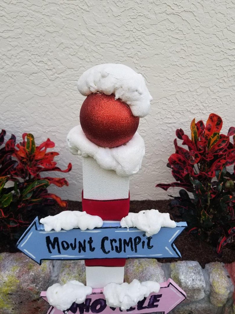 Grinch Sign Post Whoville Mount Crumpit Grinch's Lair - Etsy Österreich