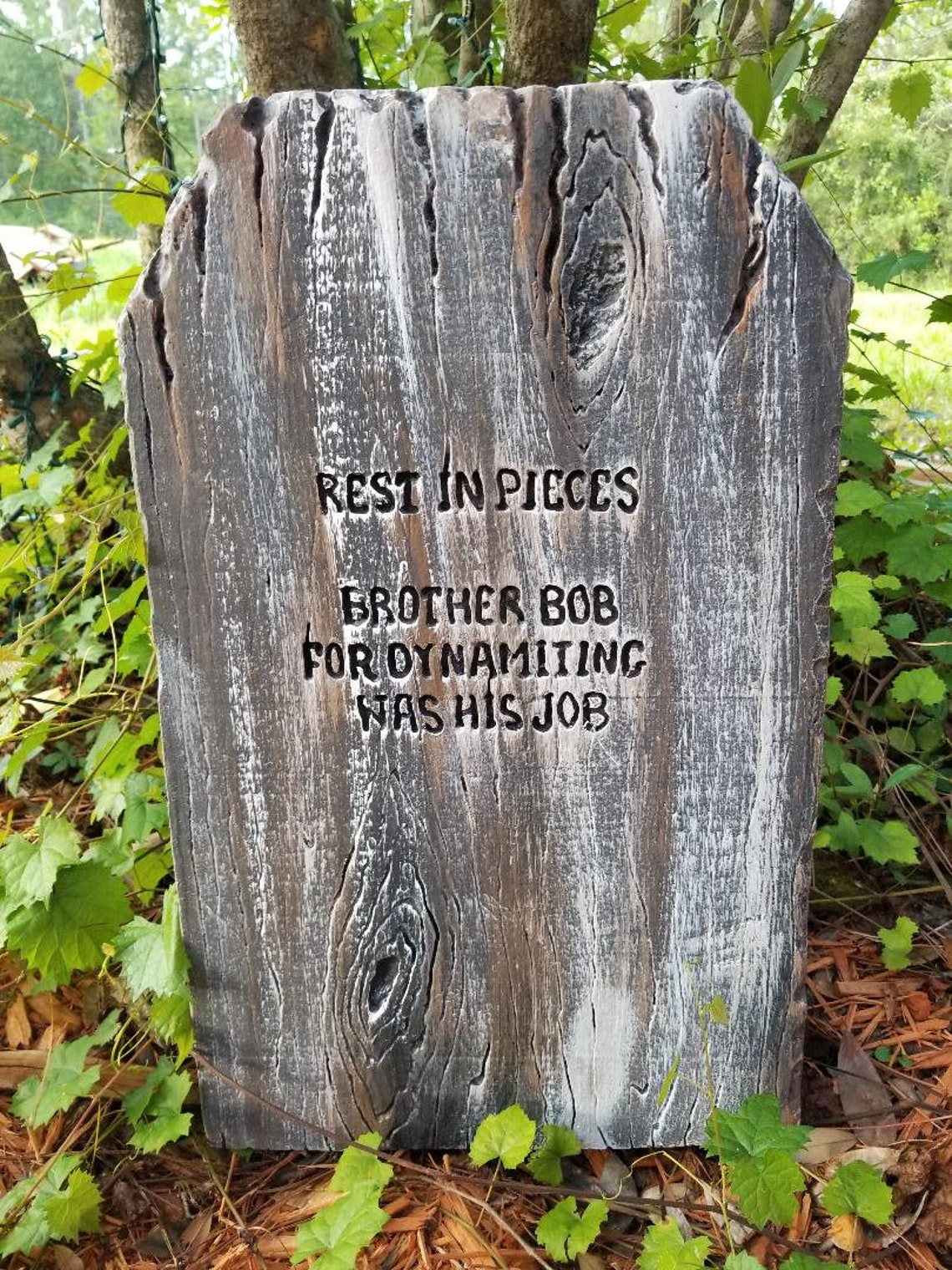 Wooden Authentic Handmade Halloween Tombstone Prop Halloween | Etsy