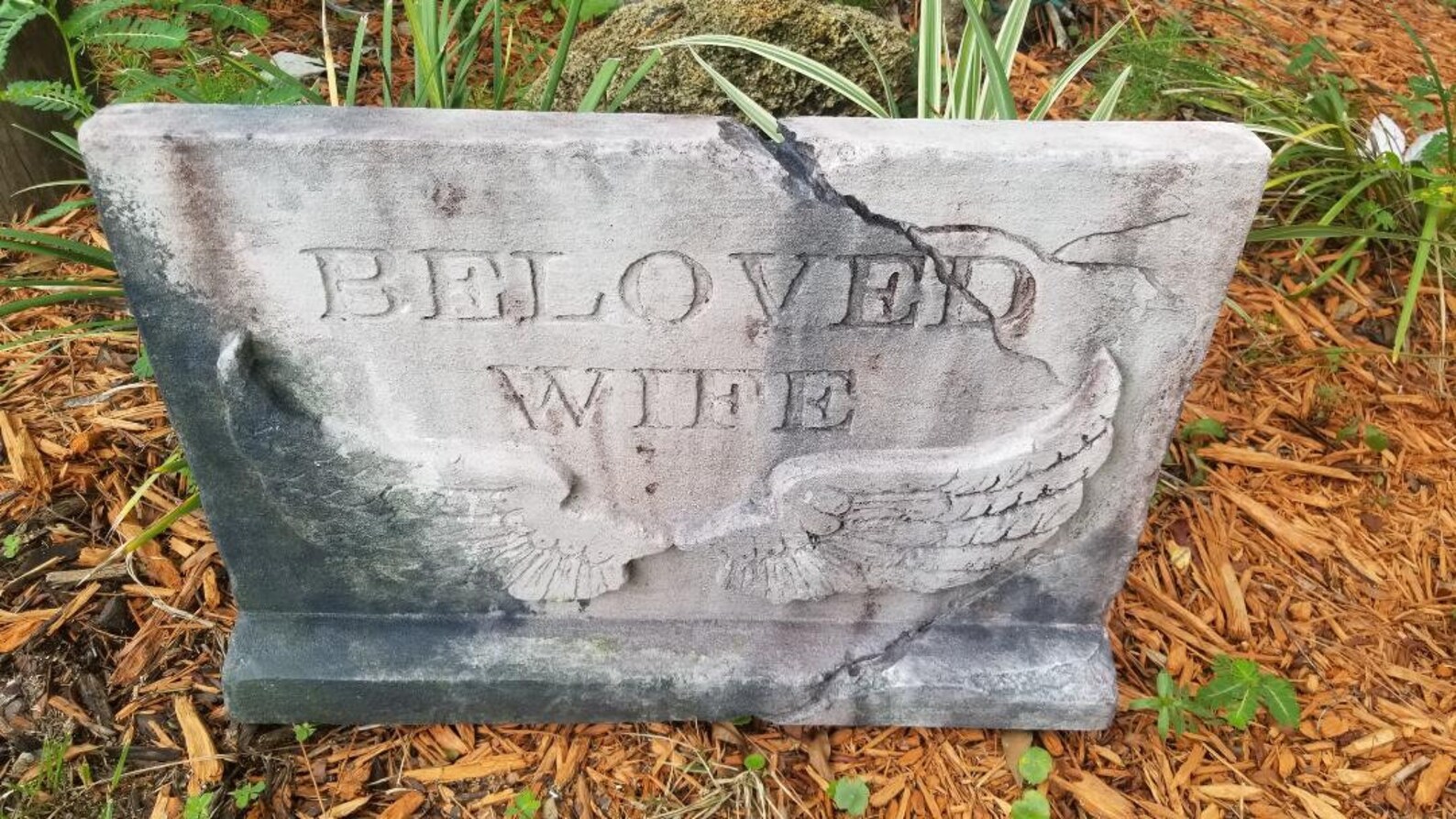 BELOVED Authentic Handmade Halloween Tombstone Prop Halloween Decor ...