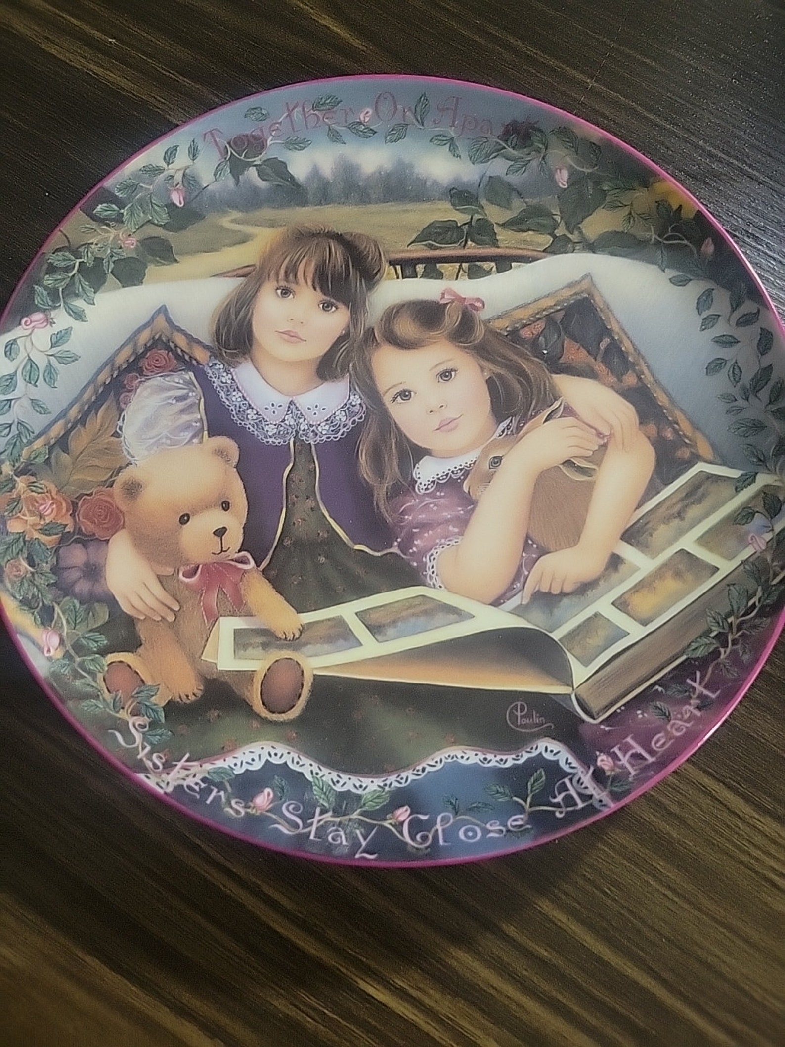 Chantal Poulin Limited Edition Plate, Bradford Exchange 1995 - Etsy