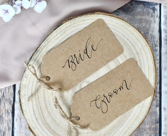 Luggage Tag Wedding Place Cards