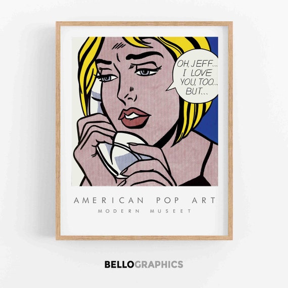 Pop Art Poster Pop Art Print Pop Art Wall Art Poster and | Etsy