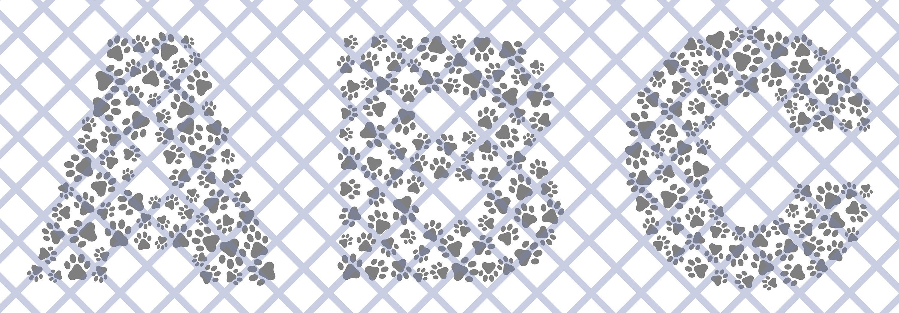 Paw Filled Letters Alphabet A-Z for Monograms SVG Design Cricut ...