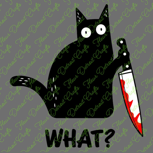 Murder Cats Svg - Etsy