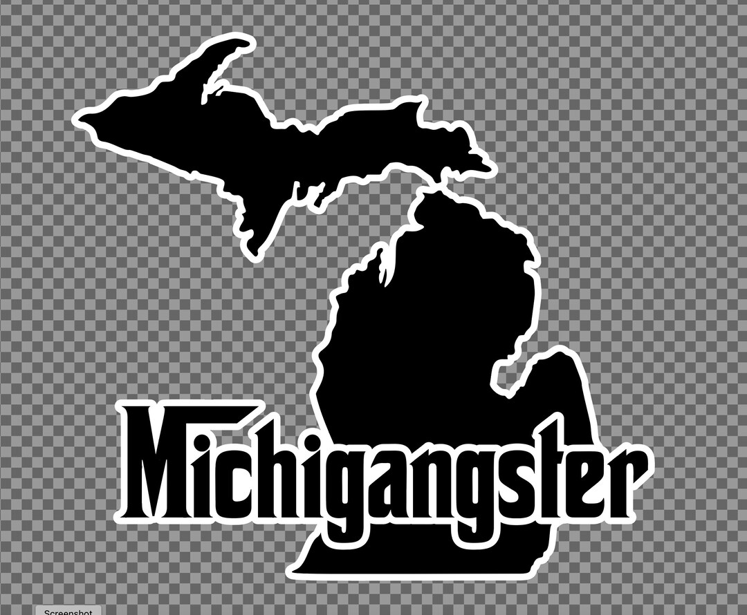 SVG "michigangster" SVG PNG Design Cricut, Silhouette, Cut File ...