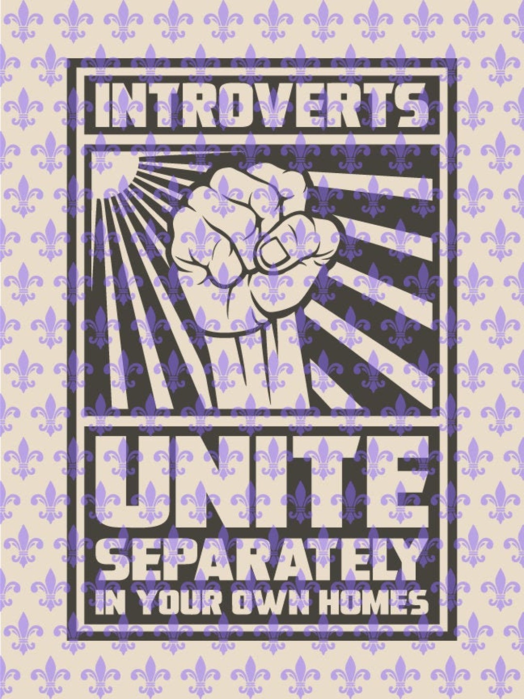 INTROVERTS Unite! (separately, in Your Own Homes) SVG PNG Design Cricut ...