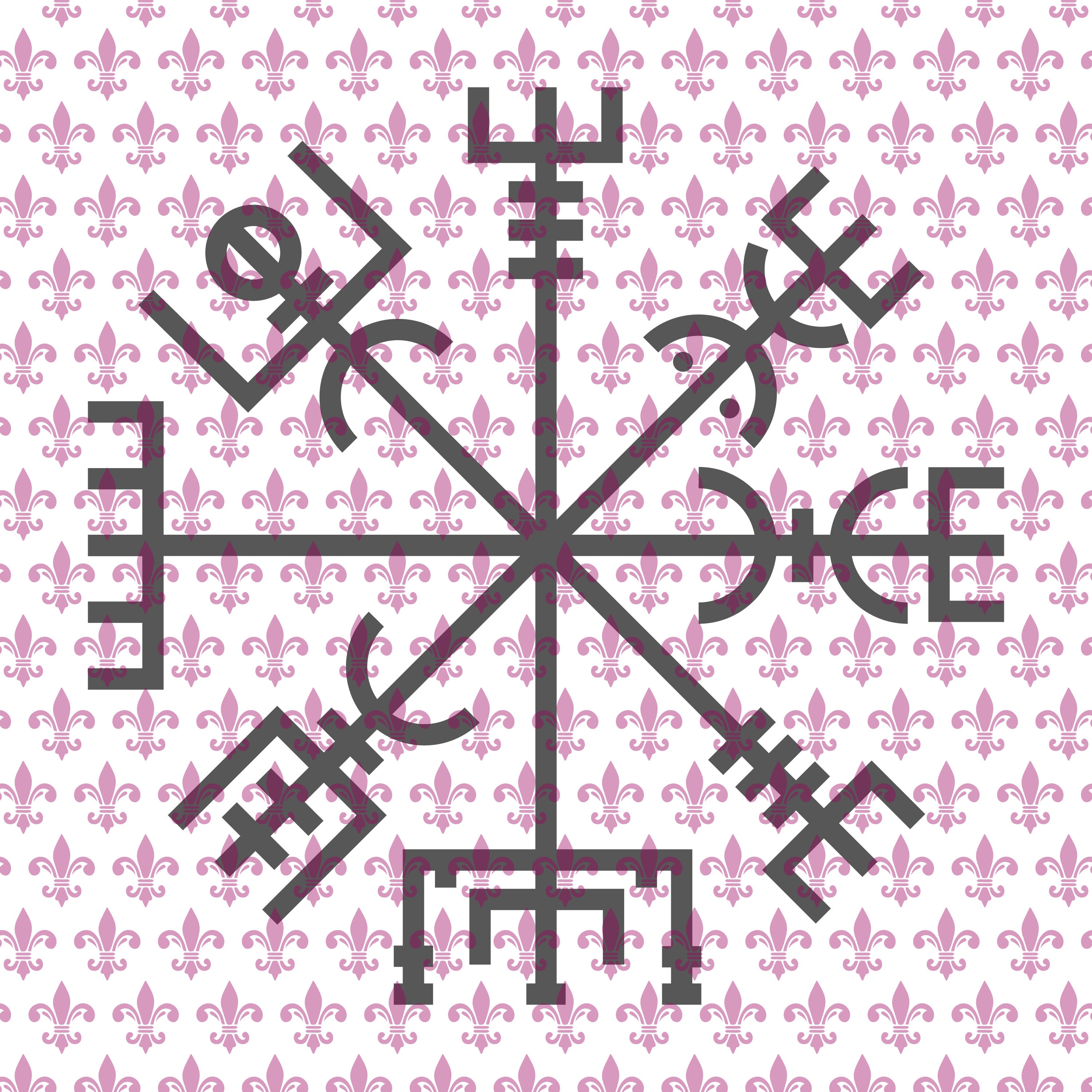 Viking Compass Digital Cut SVG PNG Files for Laser / Cricut ...