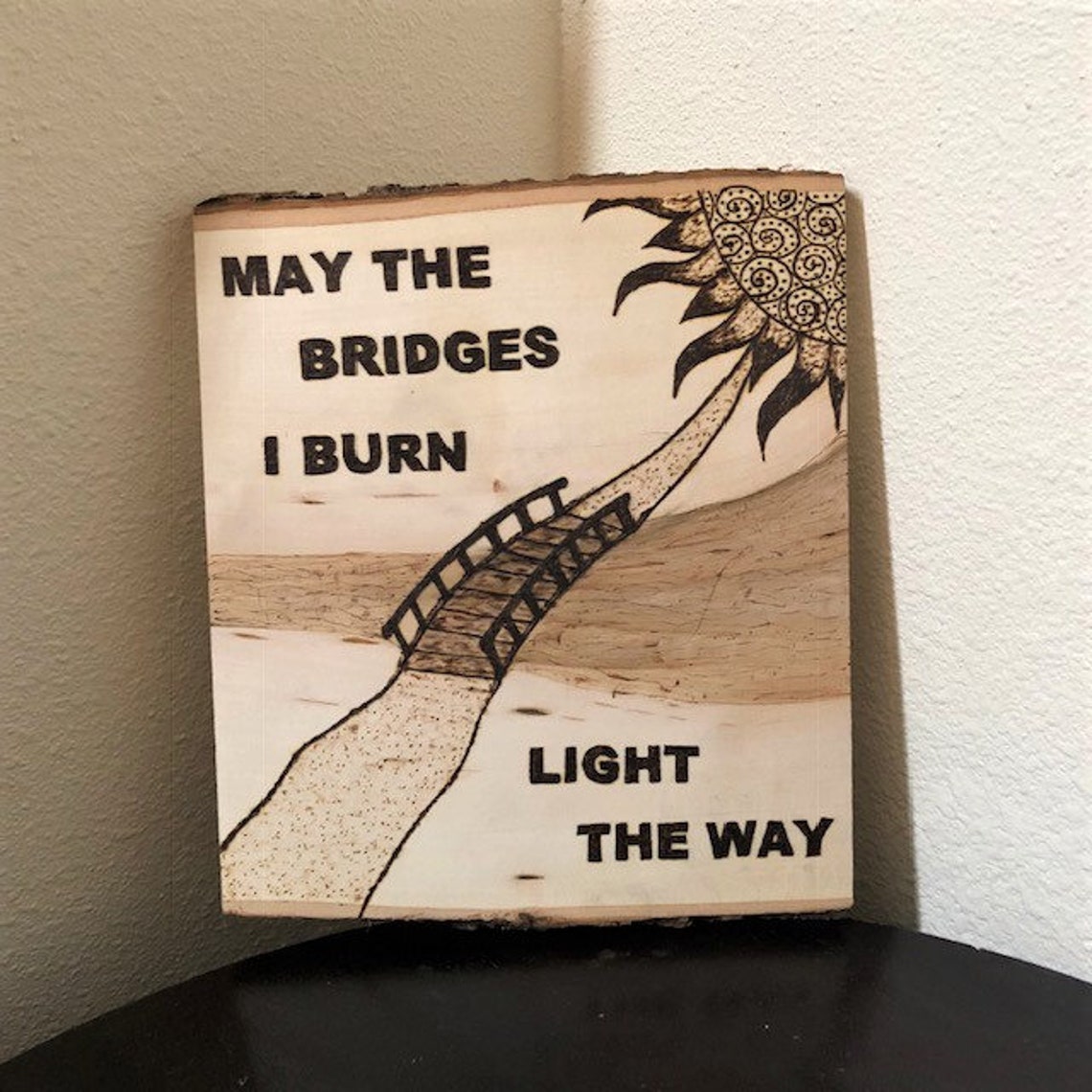 Customized Pyrography Wood Burning Art Business Logo - Etsy