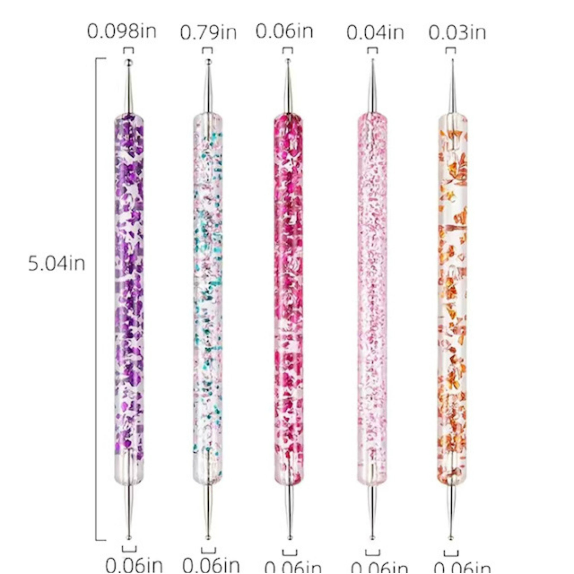 Curved Tips Straight Tips Dotting Tools for Dot Art Acrylic Painting ...