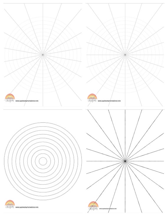 Blank Mandala Template