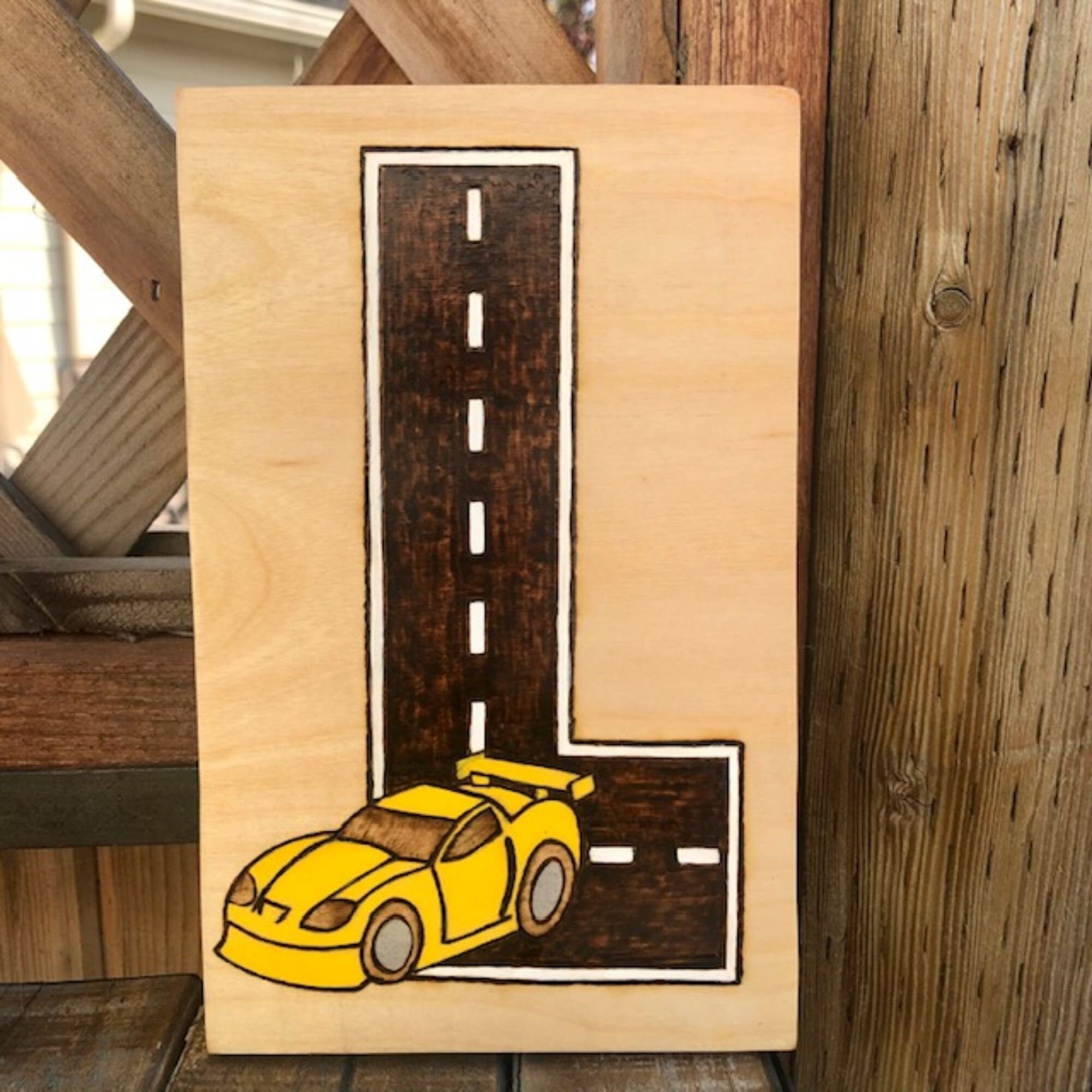 Custom Alphabet Letters Wood Burning Art Pyrography - Etsy