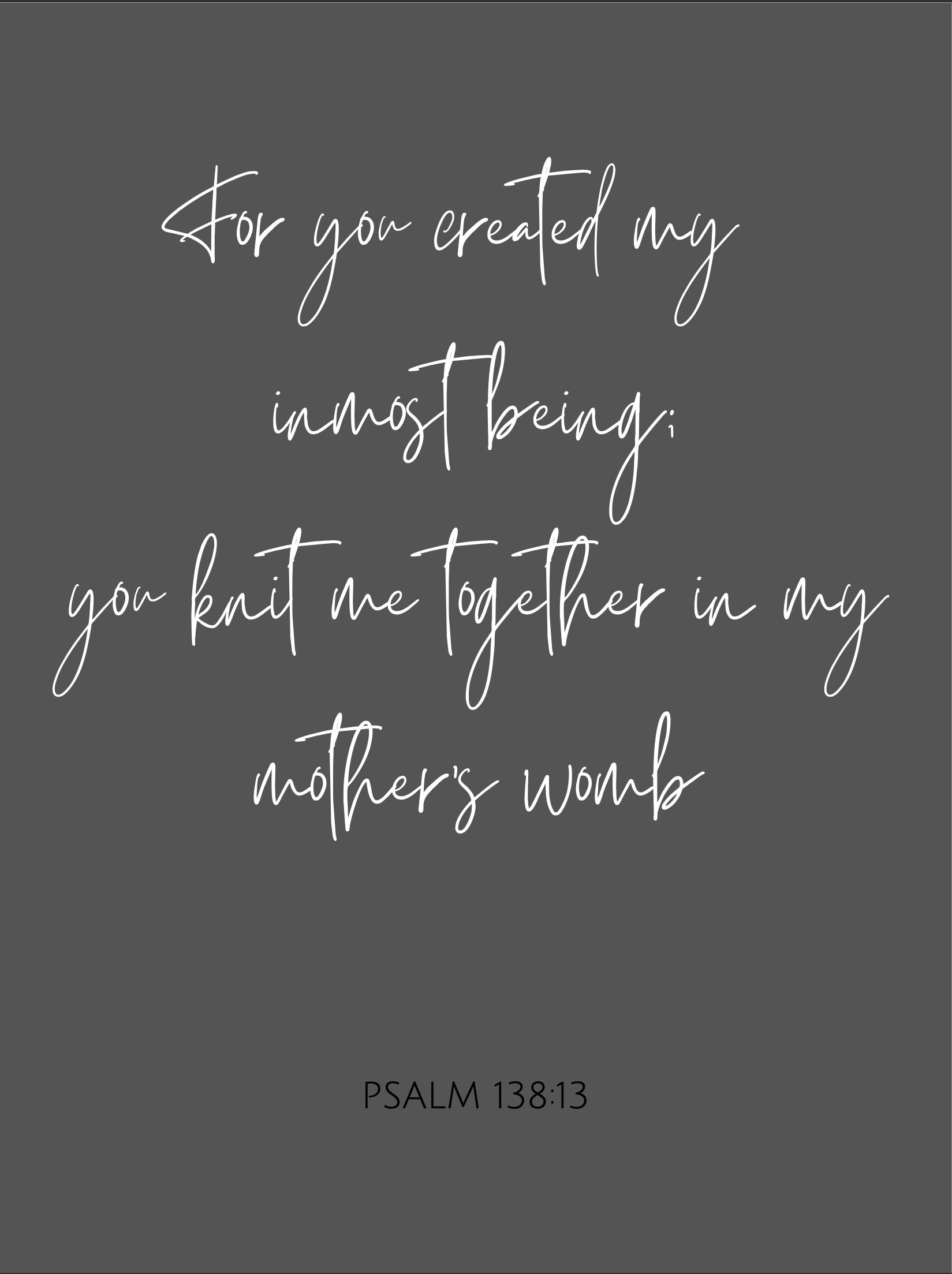 Psalm 138:13 Poster - Etsy