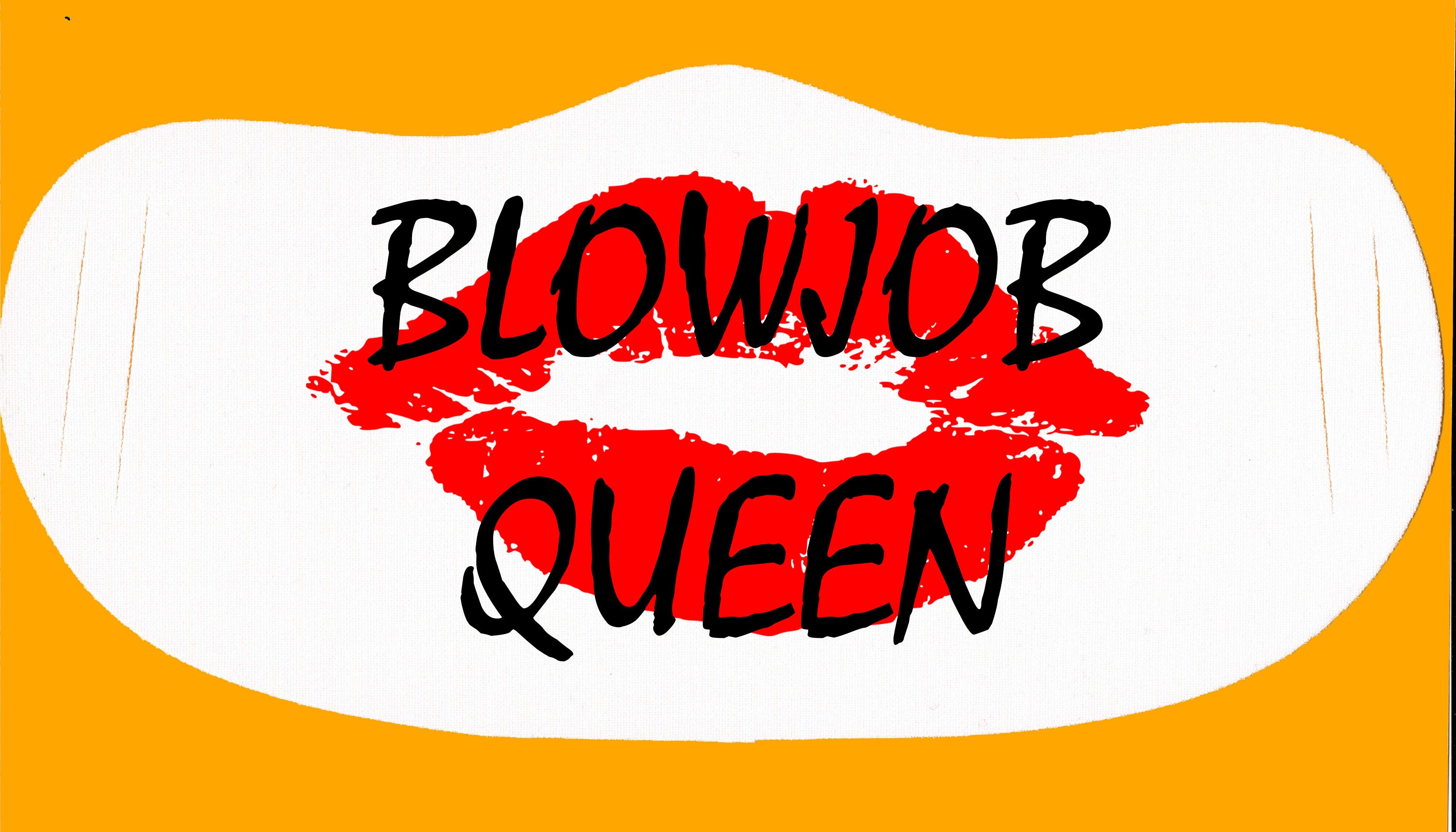 Blowjob Queen Novelty Face Mask Funny Gift Breathable | Etsy